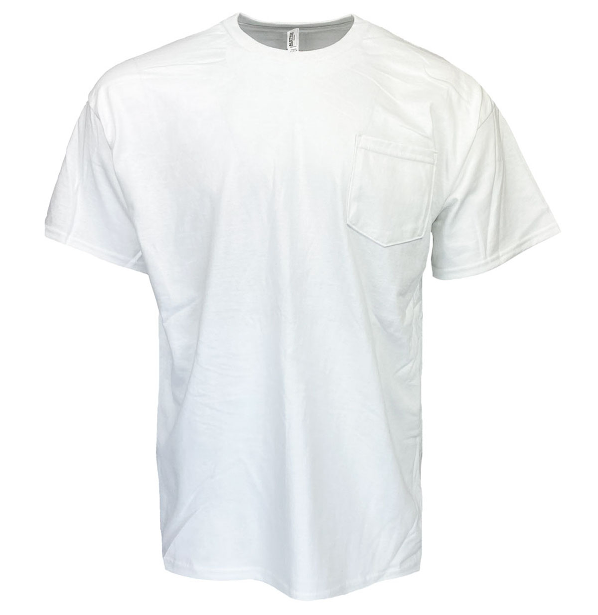 Alstyle Pocket T-Shirts- White-RG Riley Wholesale Off Price Clothing ...