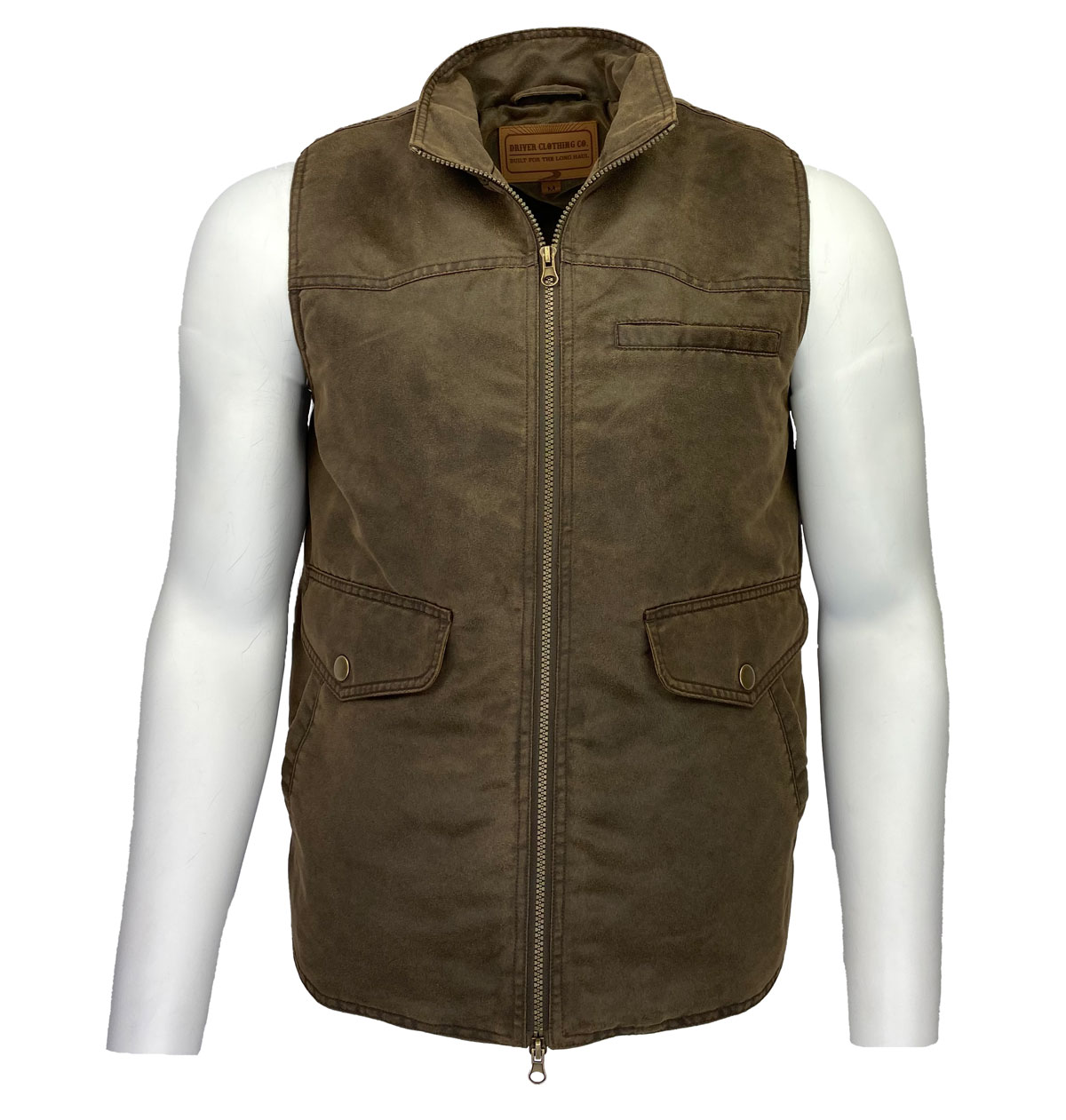 Men's Distressed Brown Vest-RG Riley Wholesale Off Price Clothing ...
